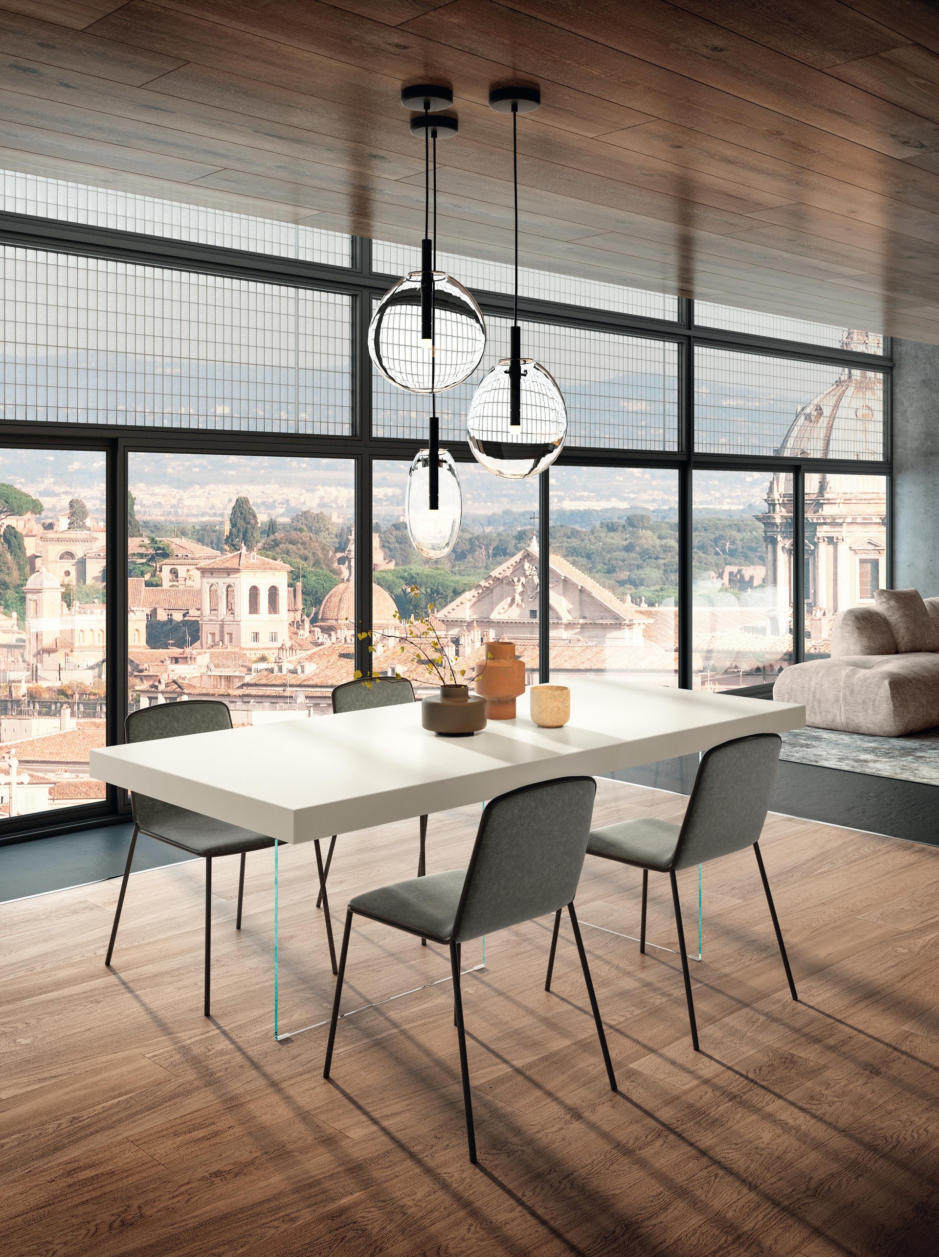 Tavolo Air: un tavolo leggero e sospeso | LAGO Design