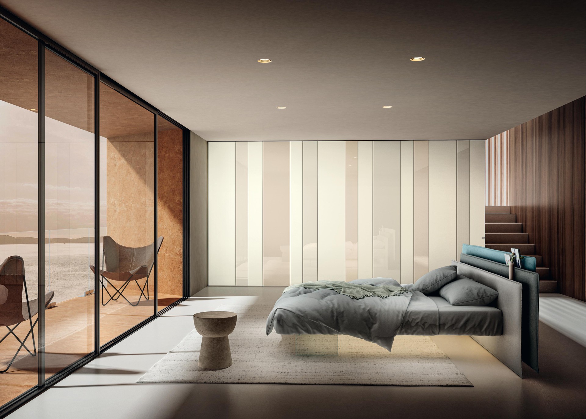 Letto Vele: una testata unica e originale | LAGO Design