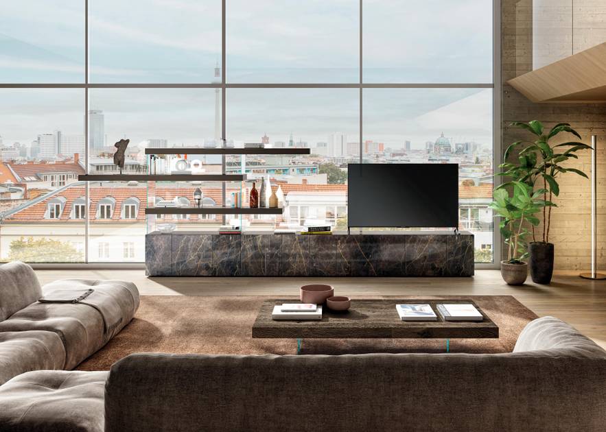 A Freestanding Wall for the Living Room | LAGO Design